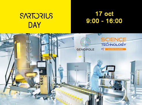 17 octobre - Sartorius Day - Science & Technology - Genopole